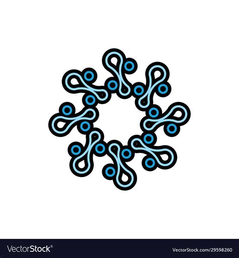 Molecule Design Royalty Free Vector Image Vectorstock