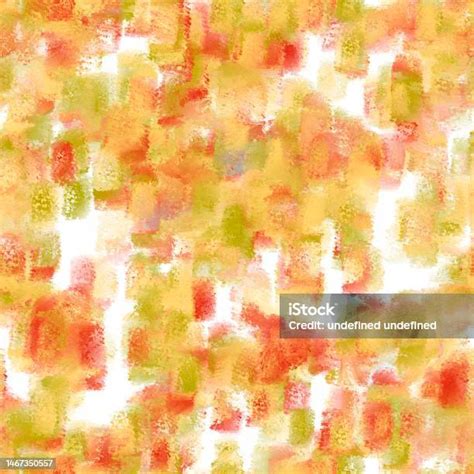 노랑 빨강 초록색 추상 미술 그림 흰색 배경에 큰 세로 브러시 스트로크입니다 젖은 브러시 질감 원활한 패턴 개념에 대한 스톡 벡터 아트 및 기타 이미지 Istock