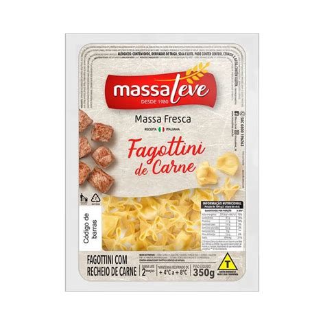 Massa Refrigerada Fagottini Massa Leve Carne 350g Carrefour