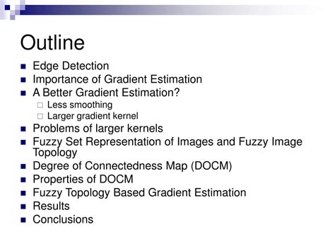 Ppt Topological Gradient Operators For Edge Detection Powerpoint