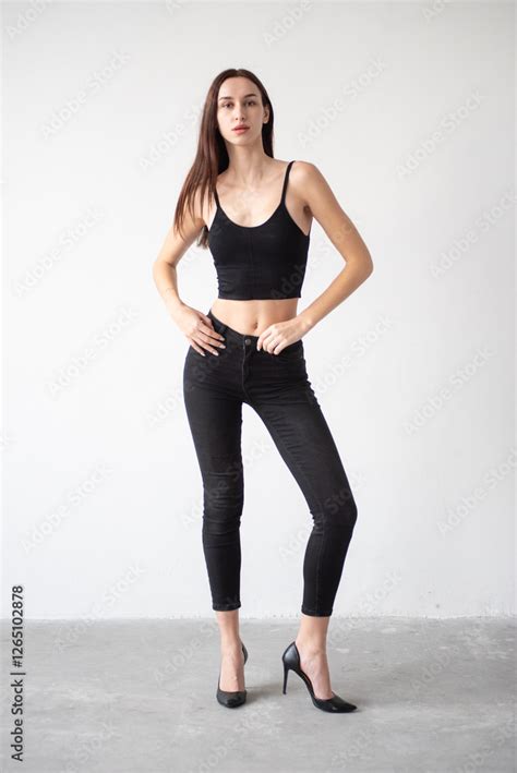 Professional Model Test Shoot For Agency Submission Natural Beauty Minimal Makeup Black