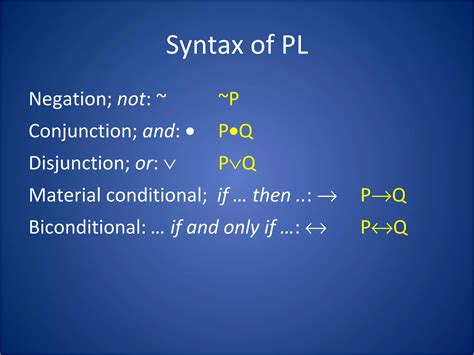 Syntax And Semantics Of Propositional Logic Ppt