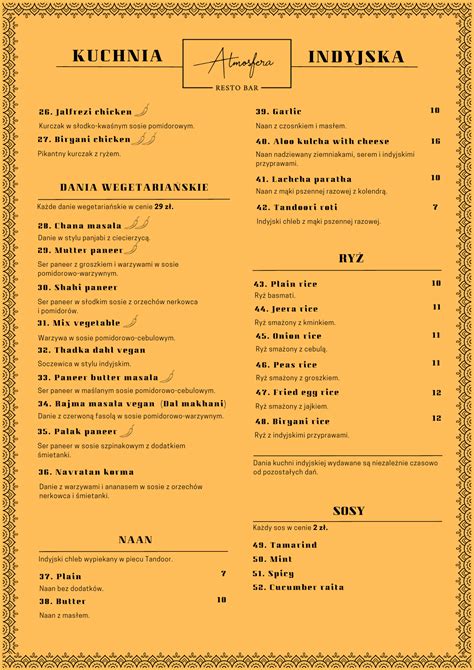 Kuchnia Indyjska Białystok Restauracja Atmosfera Resto And Bar Białystok