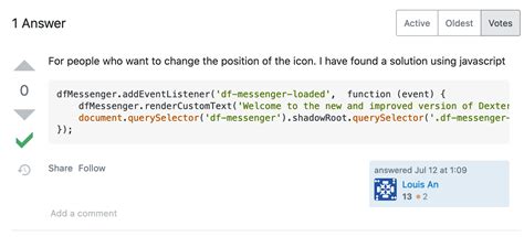 Customizing The Css Of Dialogflow Messenger By Manipulating The Shadow Dom Botflo