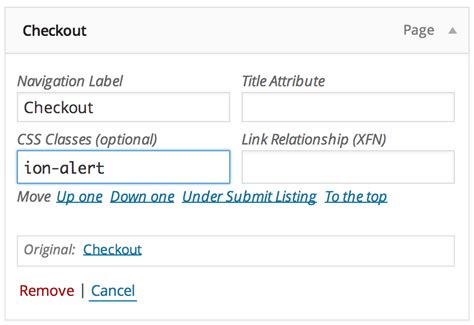 Using Custom Icons In Menu Items Listify Theme Astoundify Knowledge