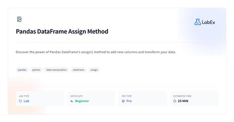 Pandas Dataframe Assign Method Enhance Your Data Manipulation Skills