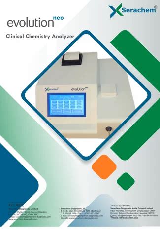 Evolution Neo Clinical Chemistry Analyzer At ₹ 110000 Clinical Chemistry Analyzers In