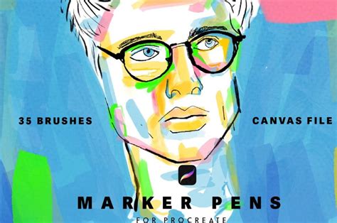 15 Marker Brushes Abr Procreate Download Graphic Cloud