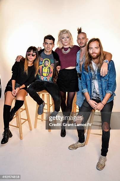 Members Of Dnce Photos And Premium High Res Pictures Getty Images
