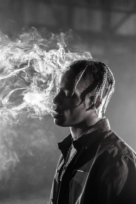 Travis Scott Smoking Wallpapers Wallpaper Cave