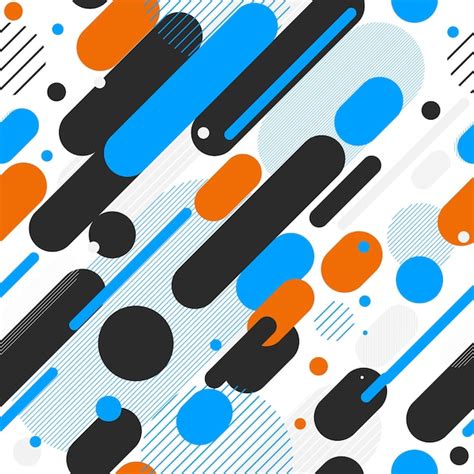 Premium Vector Geometric Abstract Pattern