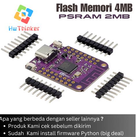 Jual ESP S LOLIN Wemos S Mini WIFI Board USB Type C S FN R