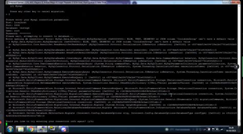 bug migrating gamedb to mysql fails · issue 1010 · ascensiongamedev