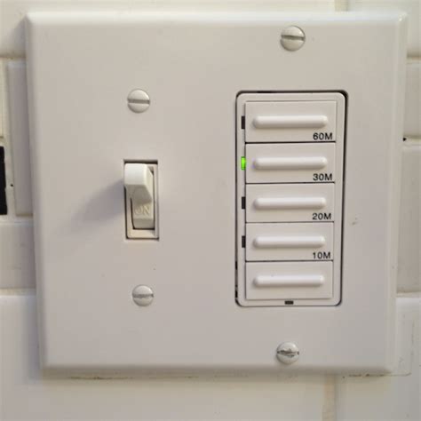 Bathroom Light Switch With Fan Timer Semis Online