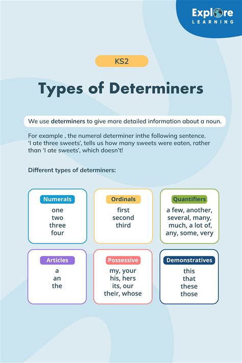 Types Of Determiners Ks2 English In 2024