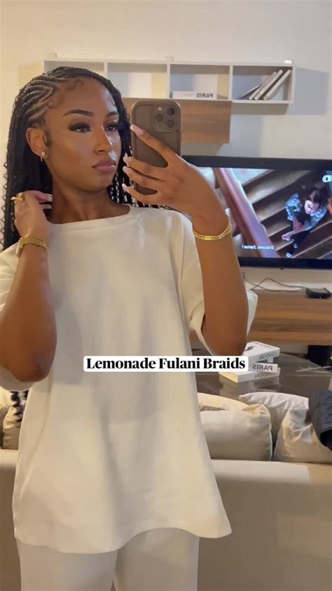 50 Lemonade Fulani Braids And Twists Hairstyles Trending Right Now In