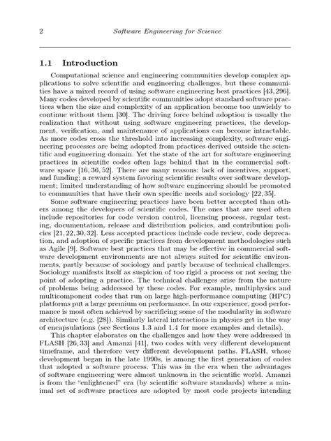 software engineering best practices for scientific simulation codes a