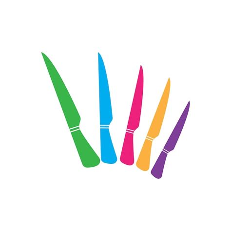 Premium Vector Knife Icon Template Vector