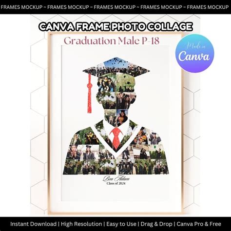 Create Your Frame Graduation Male Frames Payhip