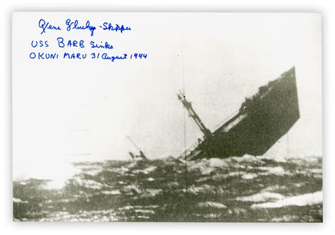 Lot Eugene B Fluckey Lot Of 3 Signed Photos