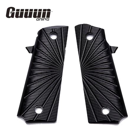 Guuun G10 Grip For Para Ordnance 1911 P14 45 Grips With Starburst Text
