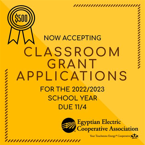 Classroom Grant Applications Released Egyptian Electric Cooperative