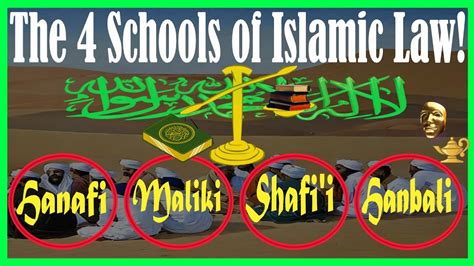 How To Understand The 4 Schools Of Fiqh Islamic Jurisprudencelaw In