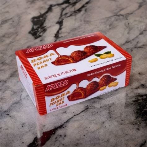 Jual Apollo Roka Peanut Bar Malaysia Shopee Indonesia