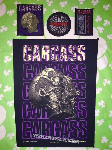 Carcass Patch Collection Tshirtslayer Tshirt And Battlejacket Gallery