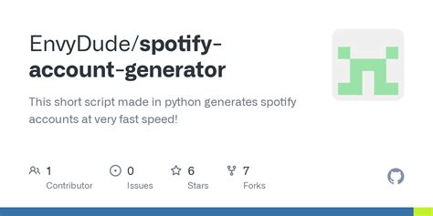 GitHub EnvyDude Spotify Account Generator This Short Script Made In Python Generates Spotify