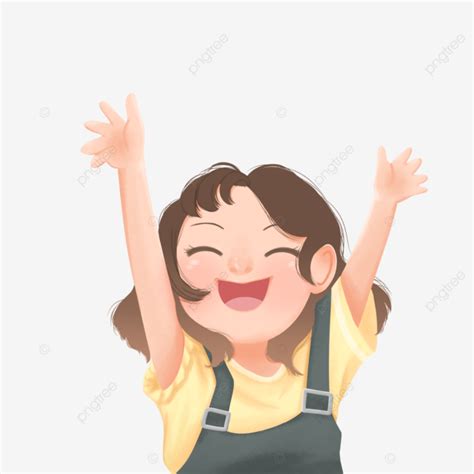 Fille Heureuse Clipart