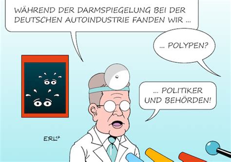 Darmspiegelung Von Erl Politik Cartoon Toonpool