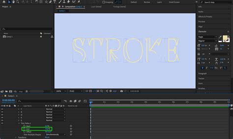 How To Animate Stroke In After Effects