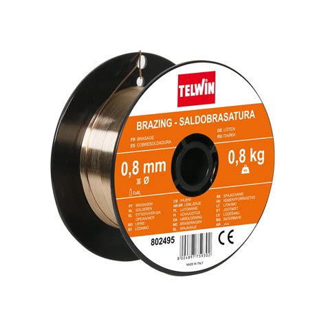Brazing Wire Coil Cu Si3 0 8 Mm 0 8 Kg Telwin
