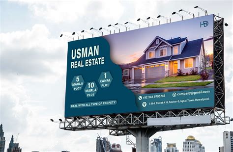 Billboard Design For Real Estate By Humza Dzn Behance