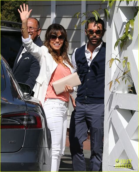 Eva Longoria And Jose Baston Share Romantic Kiss After Brunch Photo
