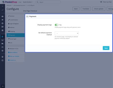 Prestashop One Pagestep Checkout Easy Checkout Option Webkul