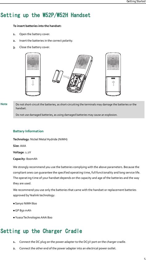 Yealink W52p Ip Dect Phone User Manual