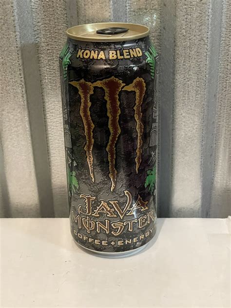 Java Monster Coffee Energy Drink Kona Blend 1 Full 15oz Can New Ebay
