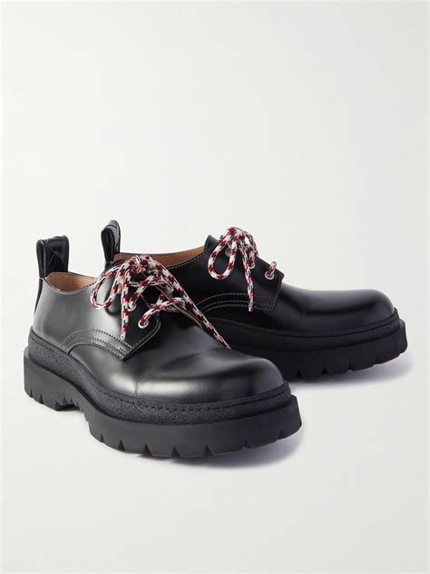 Bottega Veneta Leather Derby Shoes Black Bottega Veneta