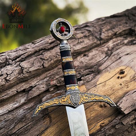 Knights Templar Sword Crusader Arming Sword Damascus Steel Blade Medieval Replica Knights Templar Sword Crusader Arming Sword Damascus Steel Blade Medieval Replica
