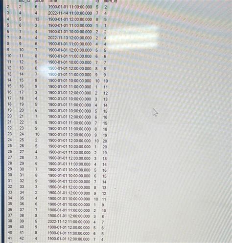 Solved Begin Tabular Lllllllllll Hline And Id And