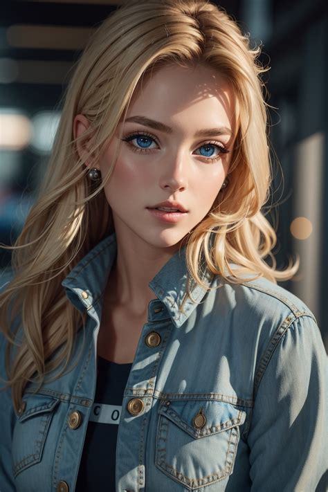 Blonde Denim Jacket 4 By Vectortell On Deviantart
