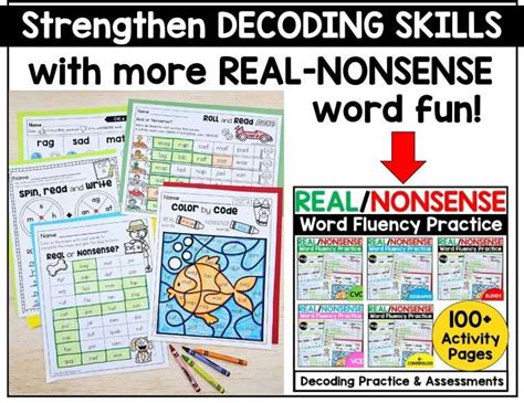 Nonsense Word Fluency Practice Mazes Cvc Digraphs Blends Tejedas Tots