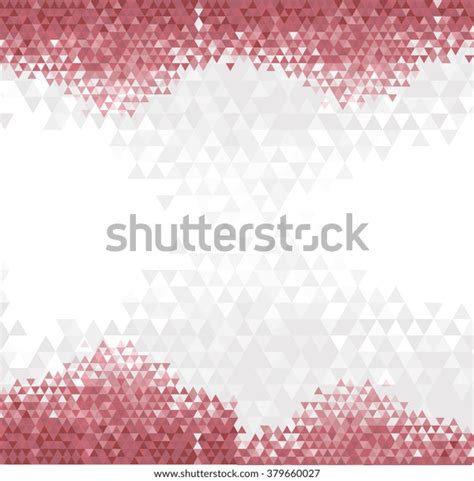 Abstract Red Triangle Pattern Geometric Abstract Stock Vector Royalty