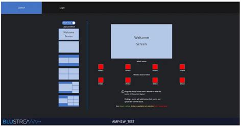 Blustream Amf41w Multi Format Presentation Hub User Manual