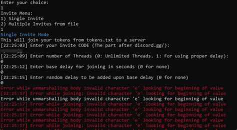 error while joining invalid character · issue 85 · v4nsh4j discord