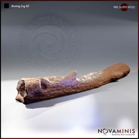 3d File Rotting Log 02 🎲 ・model To Download And 3d Print・cults