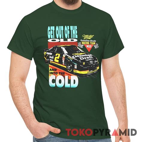 Vintage Nascar 1994 Rusty Wallace T Shirt Miller Genuine Draft