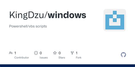 GitHub KingDzu Windows Powershell Vbs Scripts